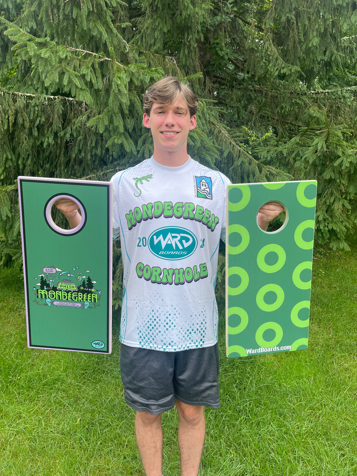 Phish Mini Cornhole Boards with Mini Bags FREE SHIPPING — Ward Boards